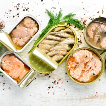 Canned Fish for Light Meals and Snacks